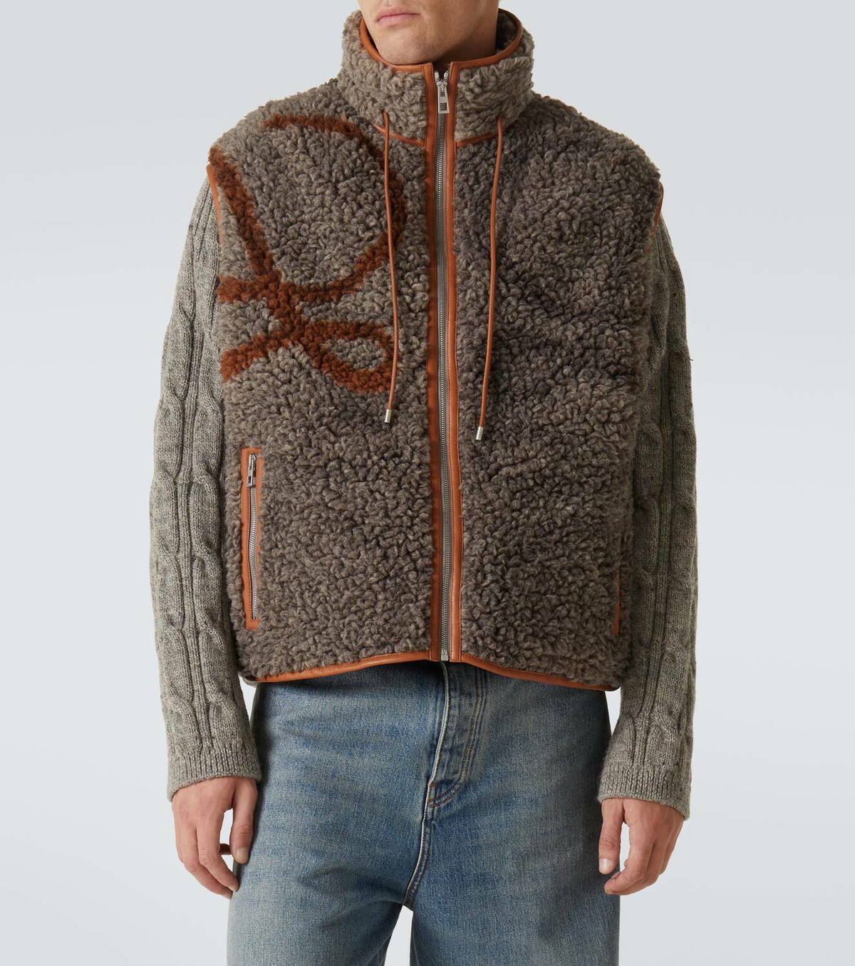 Loewe Anagram fleece vest Loewe