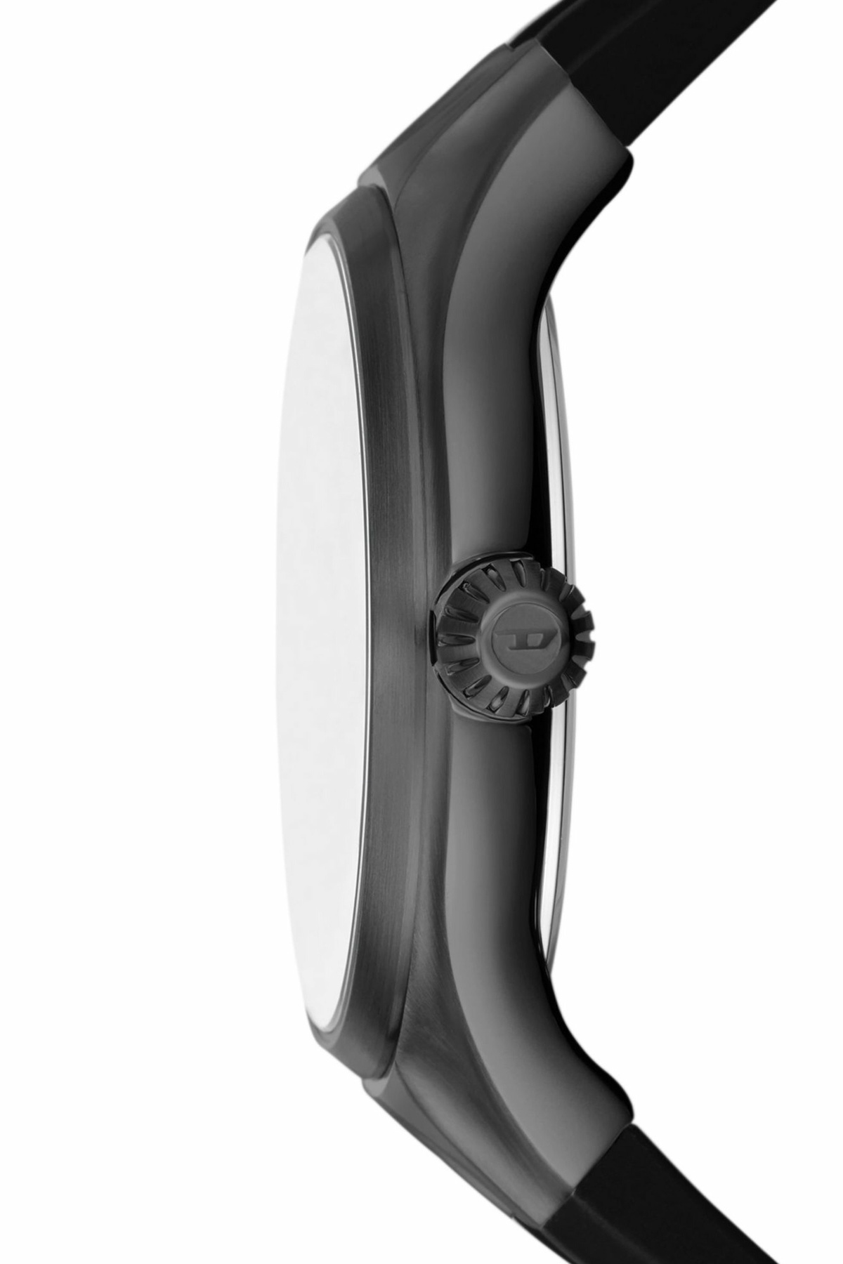 Diesel Streamline three-hand black silicone watch - Timeframes Mens in ...