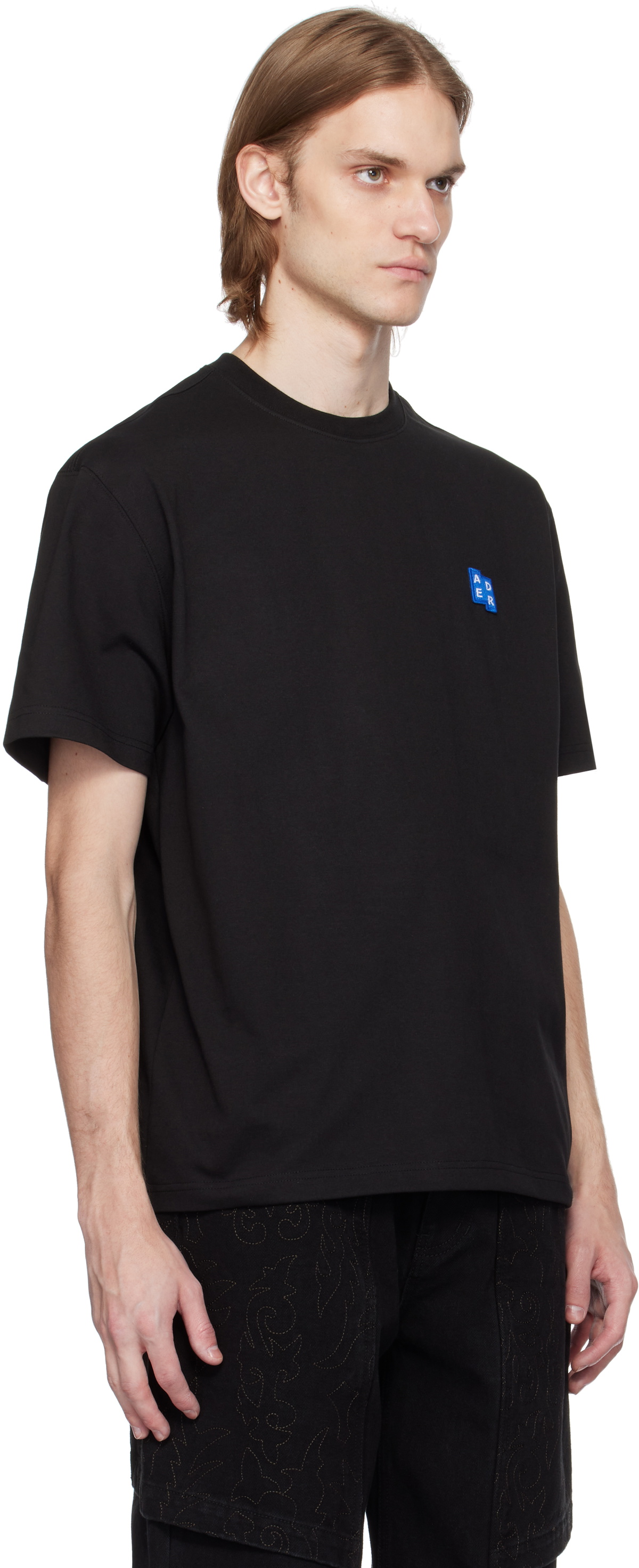 ADER error Black Sig; TRS Tag 01 T-shirt ADER error
