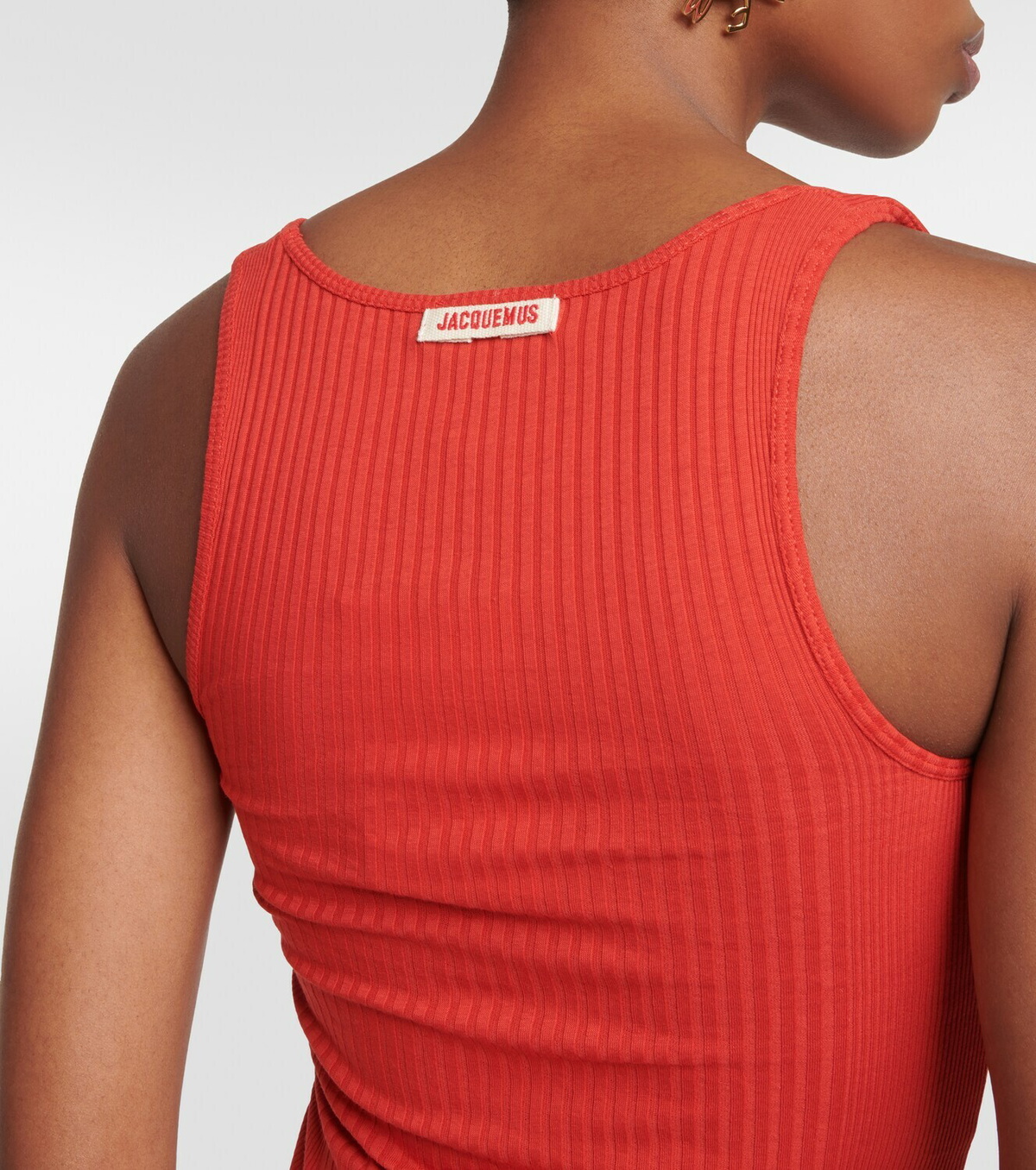 Jacquemus Le Caraco cotton jersey tank top Jacquemus