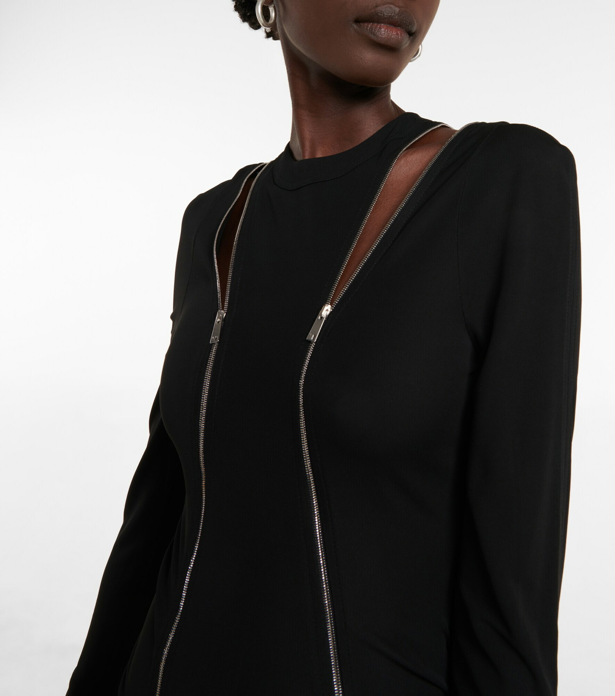 Victoria Beckham - Zip-embellished maxi dress Victoria Beckham