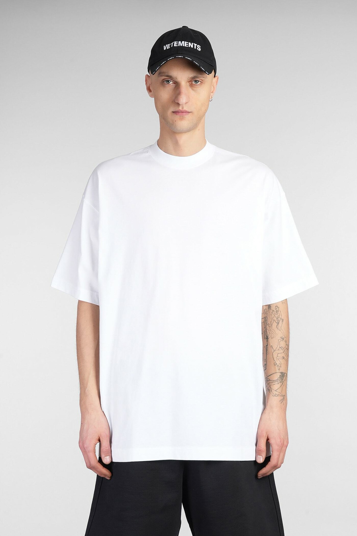 VETEMENTS T-shirt In White Cotton Vetements
