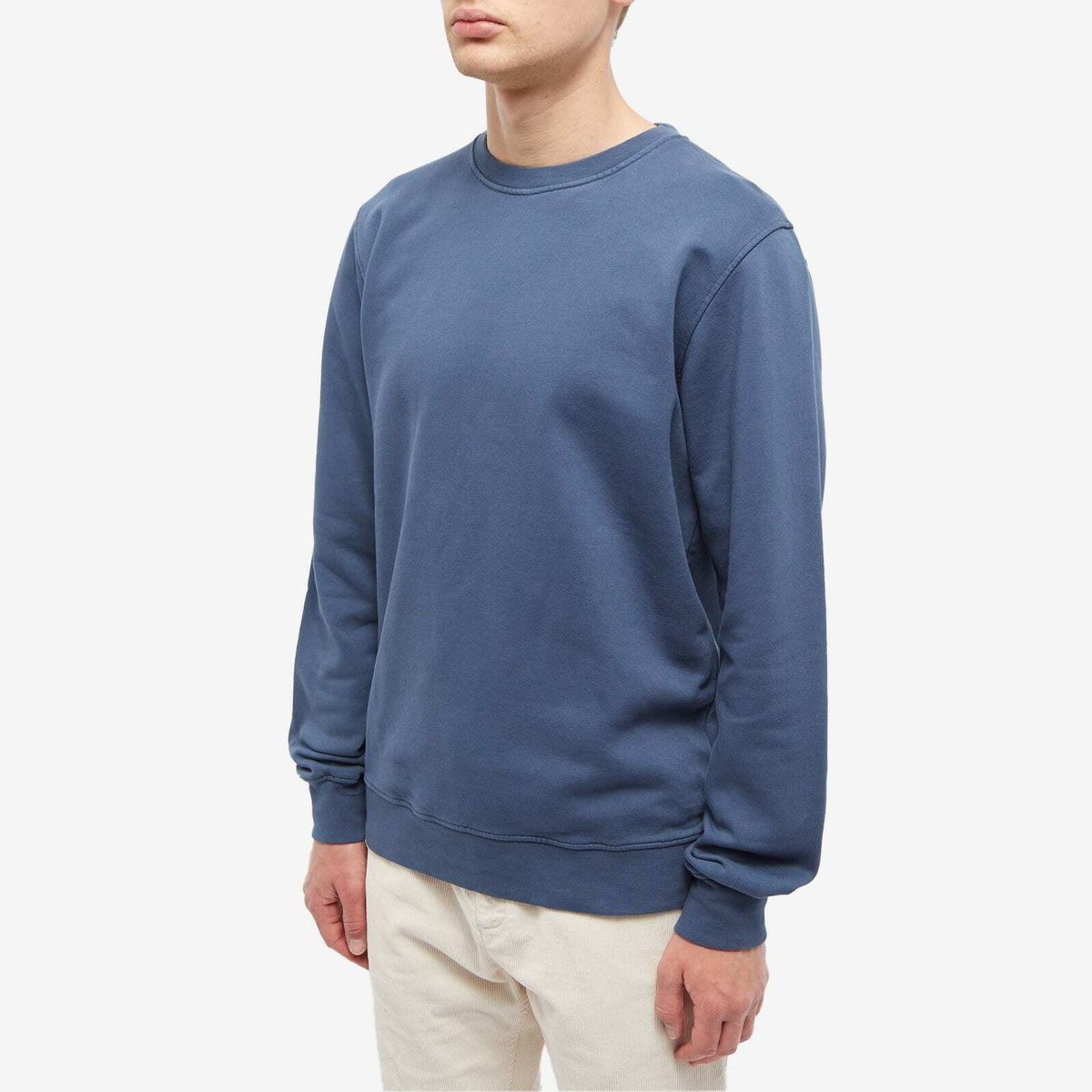 Colorful Standard Men's Classic Organic Crew Sweat in Petrol Blue ...