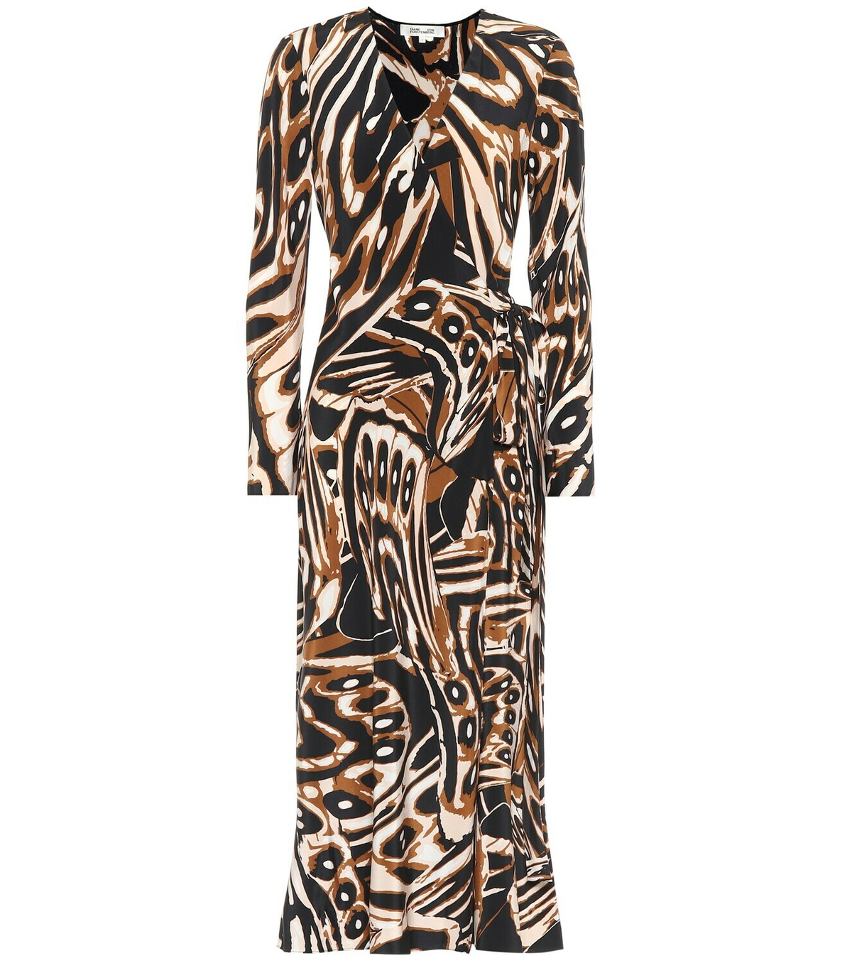 Diane von Furstenberg - Tilly printed silk midi wrap dress Diane von ...