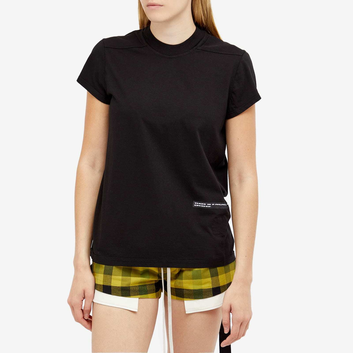 Rick Owens DRKSHDW Women's Small Level T-Shirt in Black Rick Owens Drkshdw