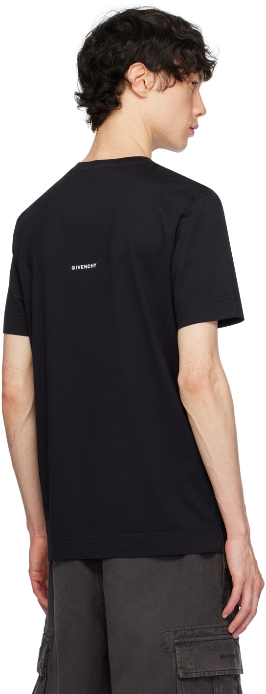 Givenchy Black Embroidered T-Shirt Givenchy