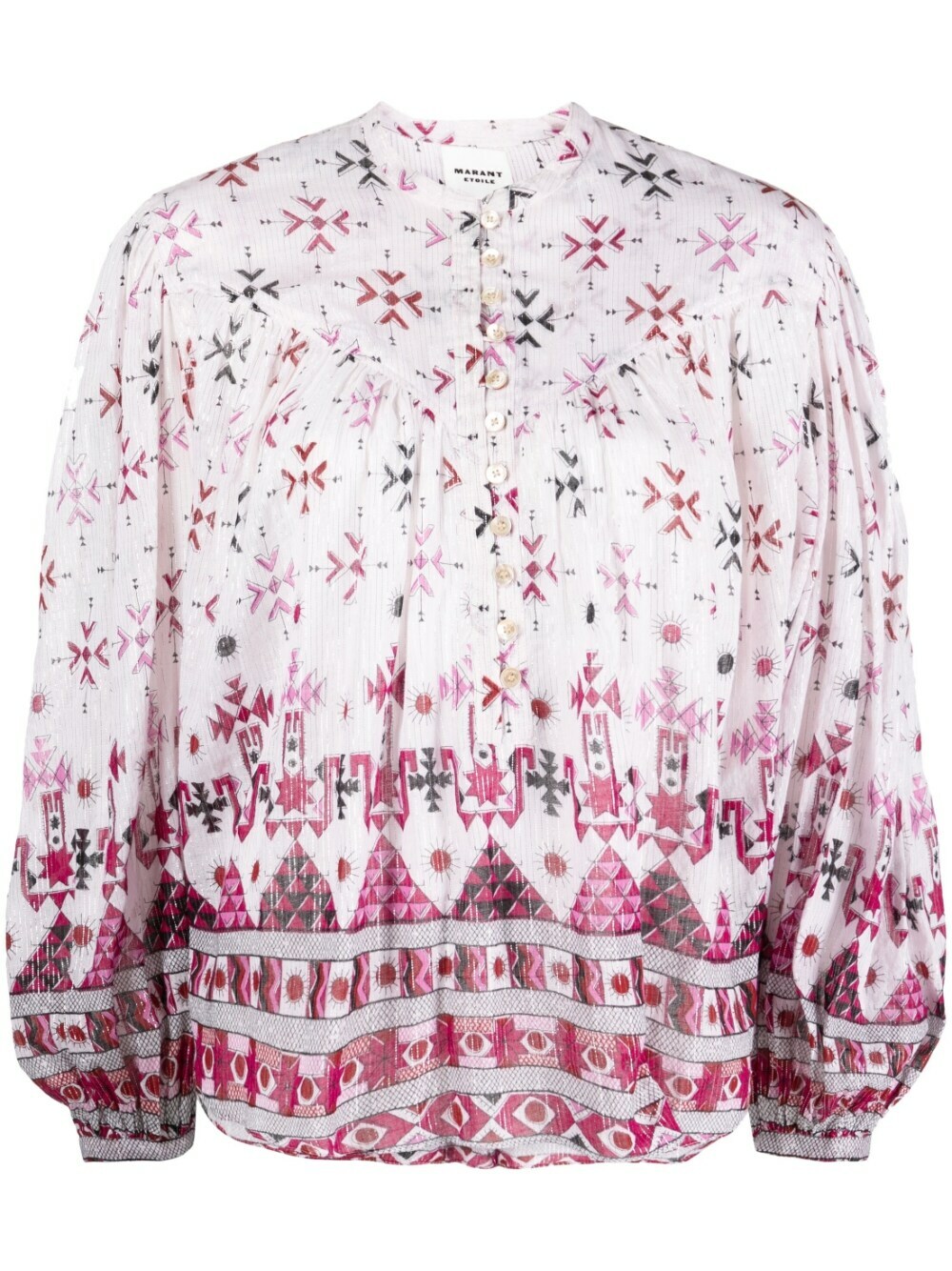 MARANT ETOILE - Salika Printed Top Isabel Marant Etoile