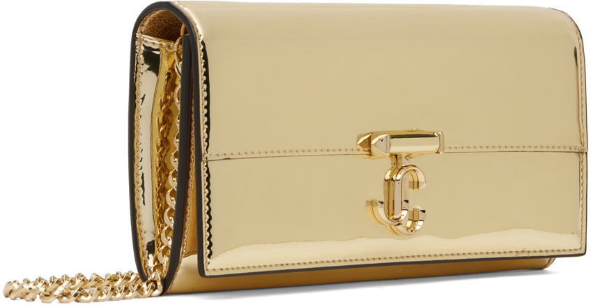 Jimmy Choo Gold Avenue Wallet Bag Jimmy Choo