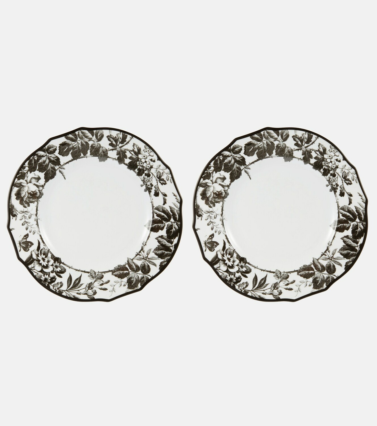 Gucci - Herbarium set of 2 dinner plates Gucci