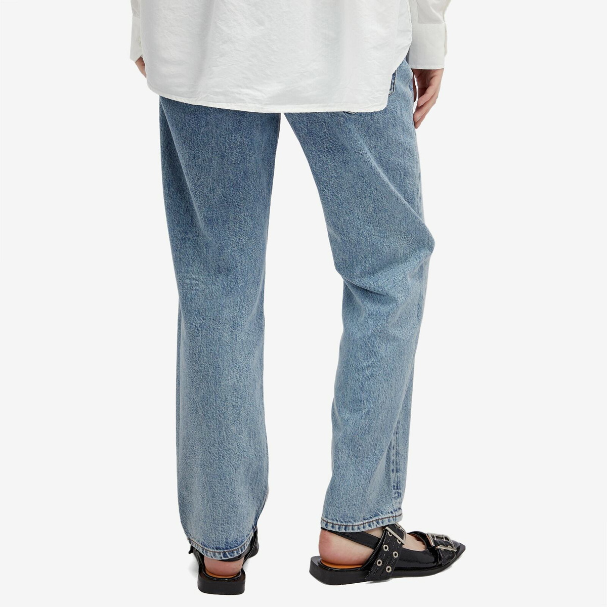 Anine Bing Women's Benson Jean in Washed Blue ANINE BING