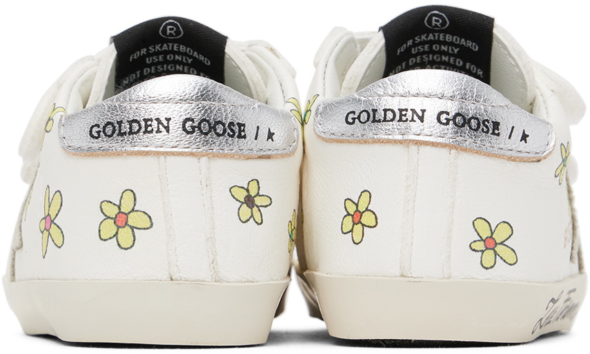 Golden Goose Baby White School Sneakers Golden Goose Deluxe Brand
