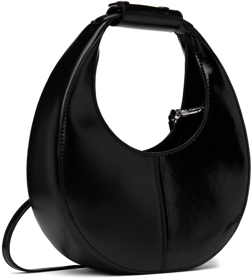 Staud Black Mini Moon Split Bag Staud