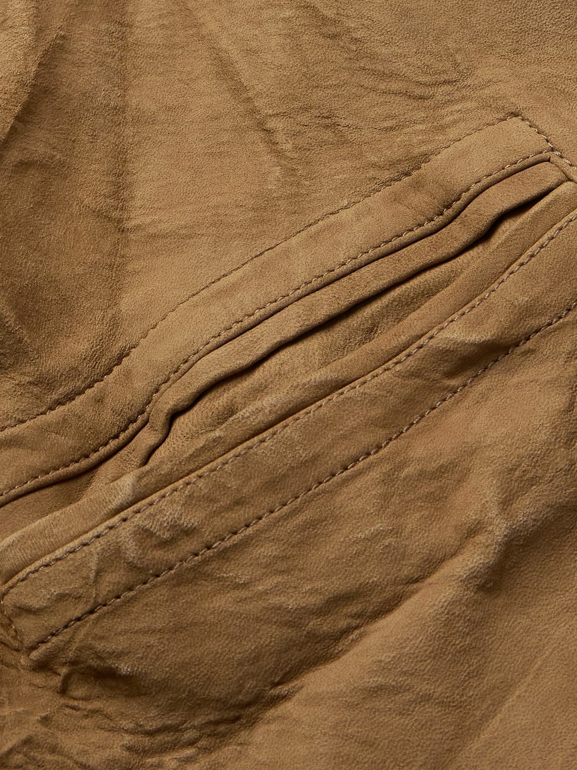 Visvim - Eton Distressed Suede Jacket - Brown Visvim