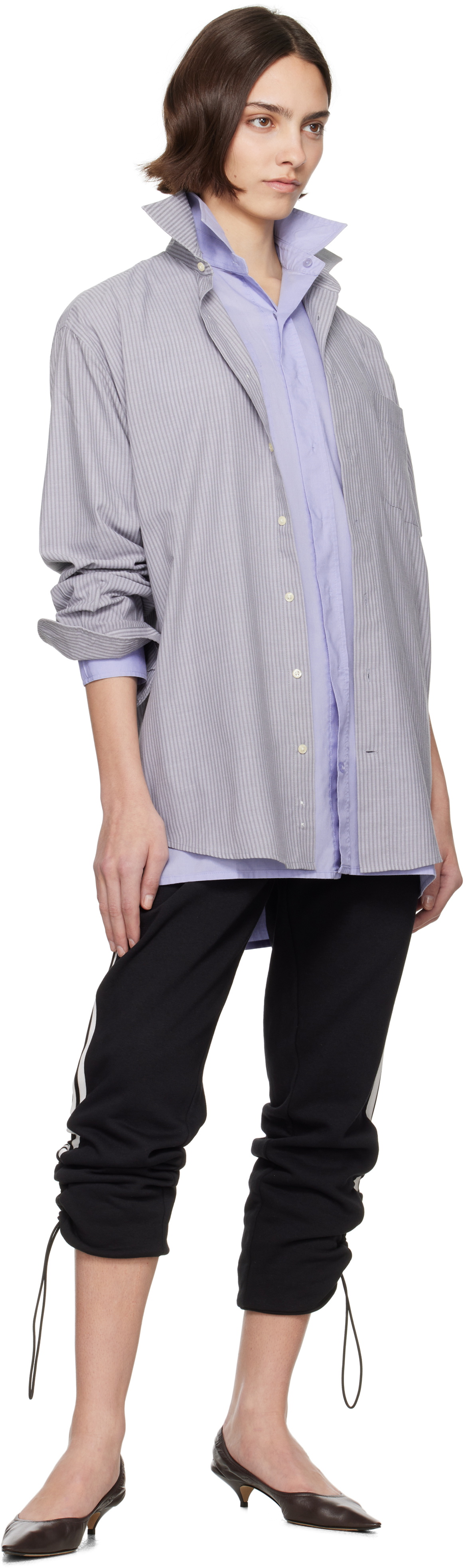 Prototypes Gray & Blue Double Layer Shirt PROTOTYPES