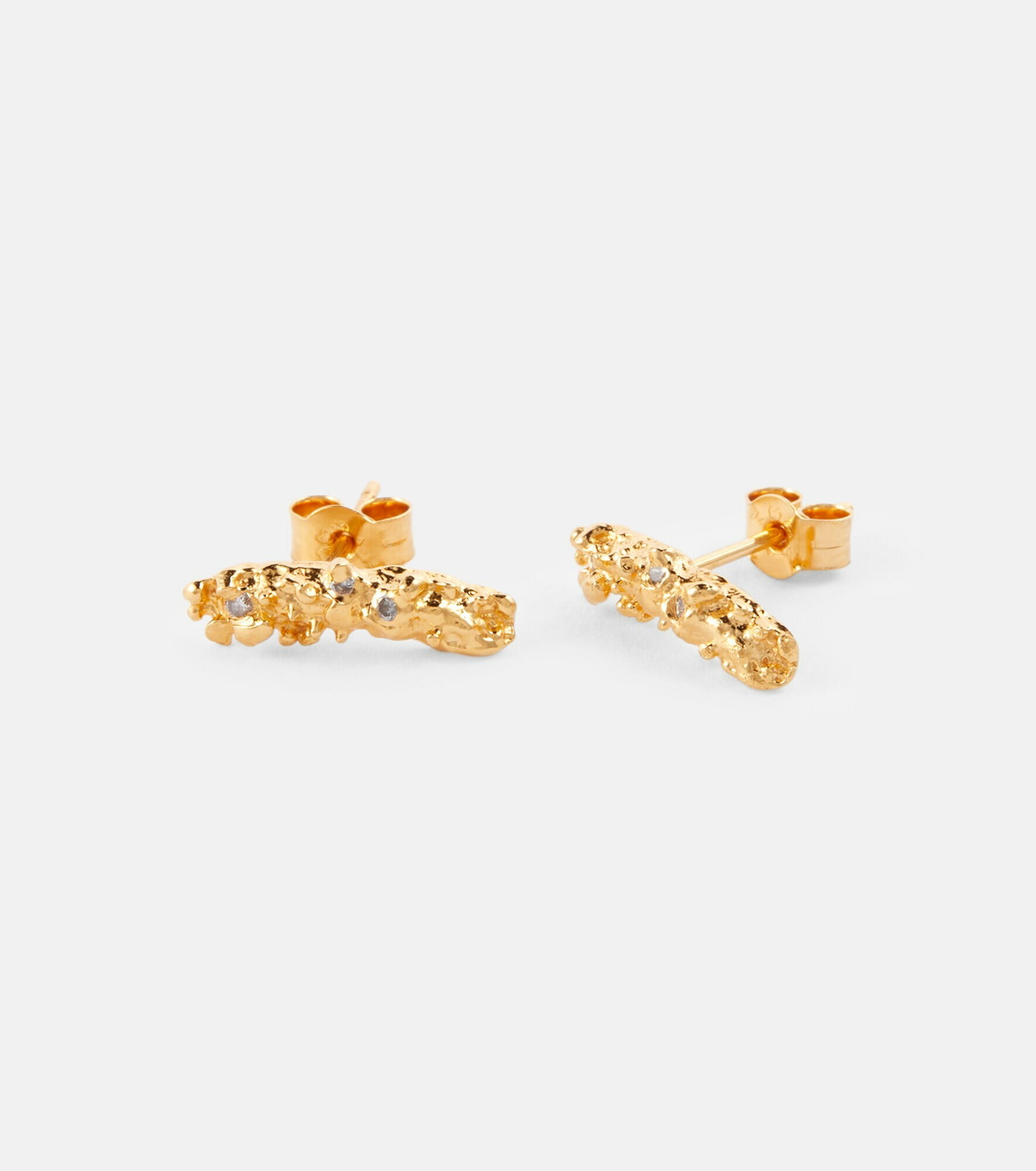 Alighieri - The Inferno 9kt gold and diamonds earrings Alighieri