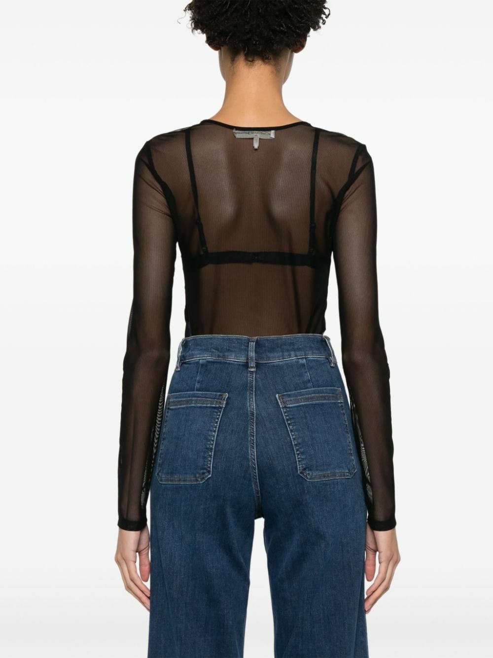 FRAME Mesh Bodysuit Frame Denim