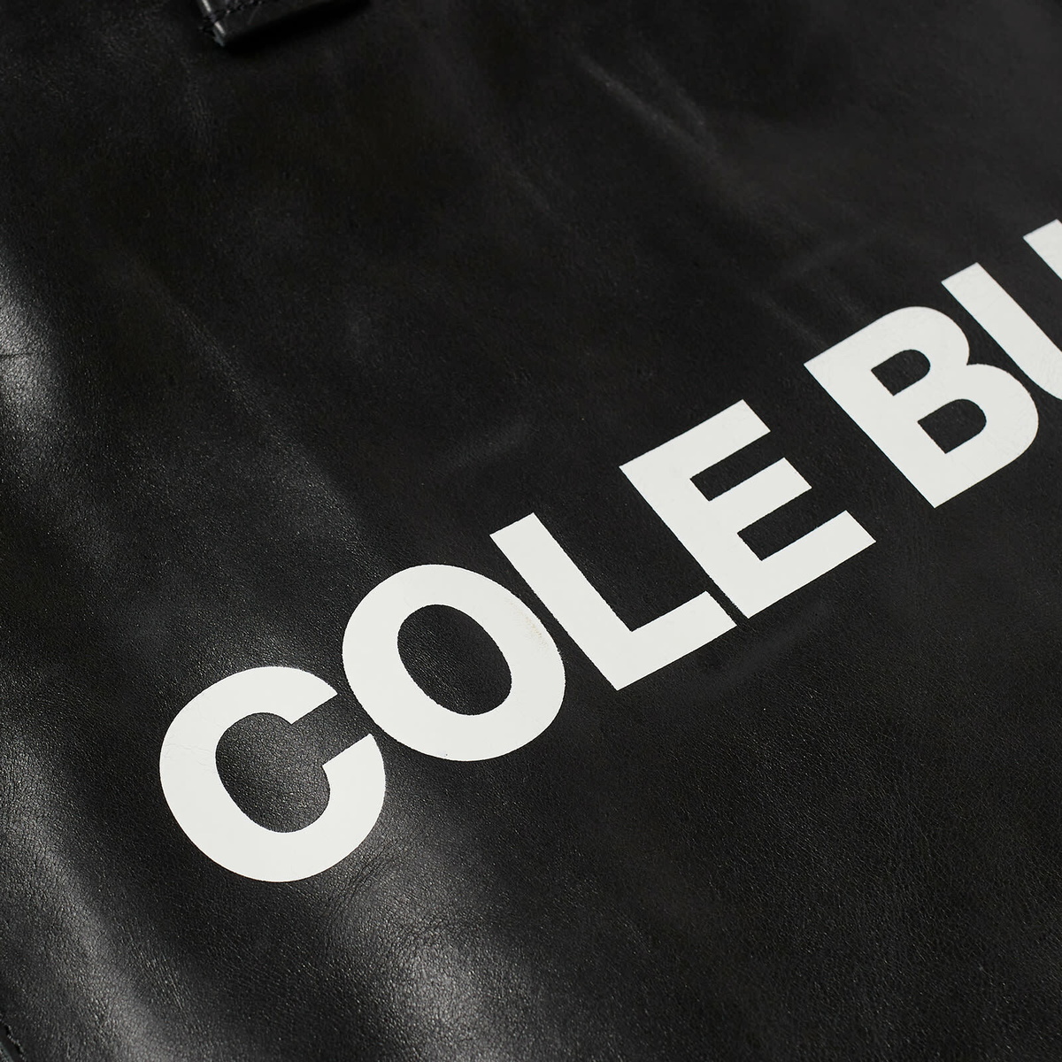 Cole Buxton Men's Leather Tote Bag L in Black Cole Buxton