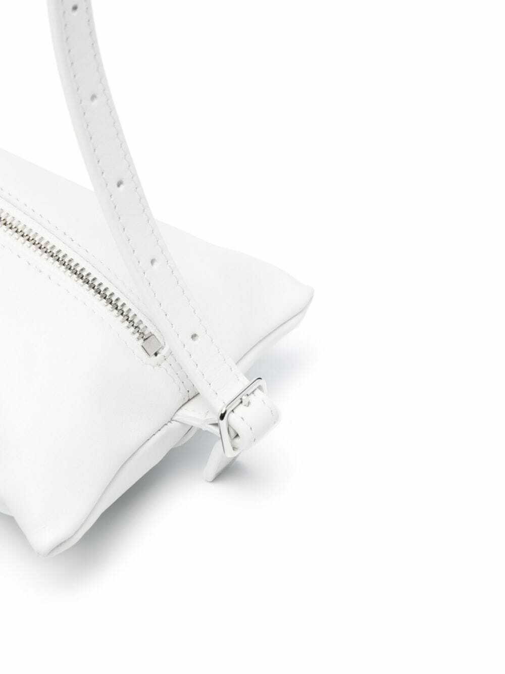 COURRÈGES - Shark Leather Crossbody Bag Courreges