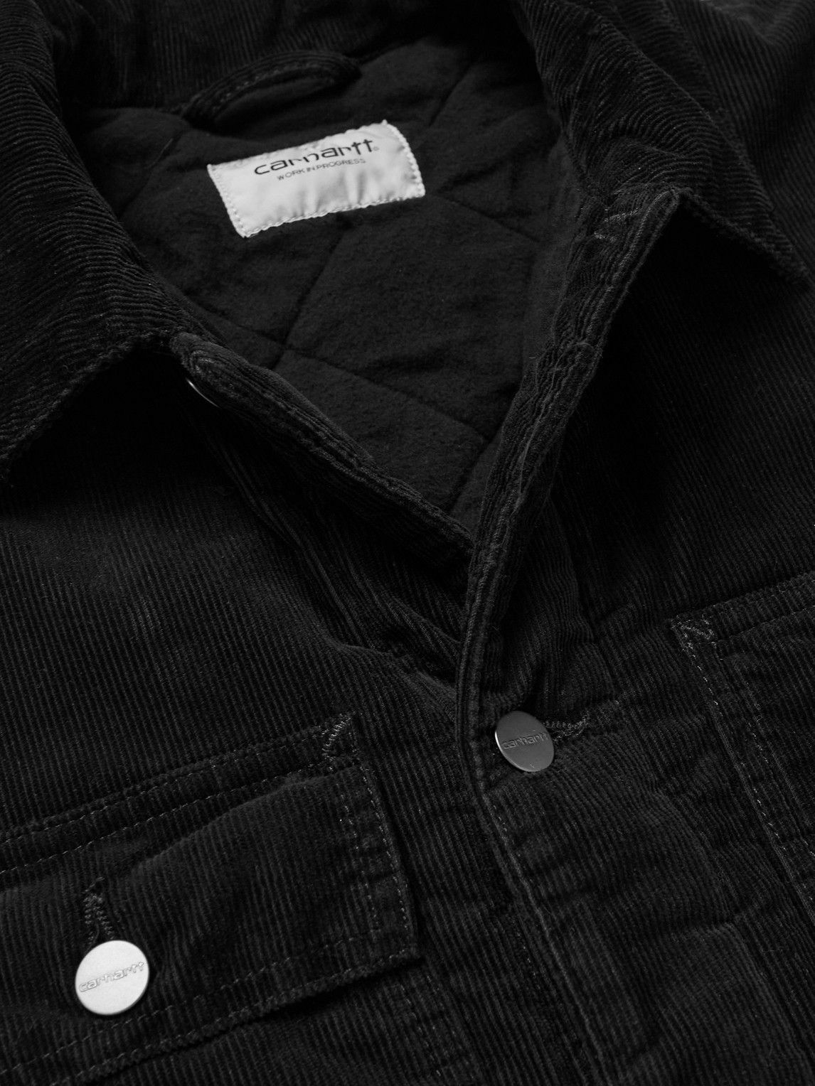Carhartt WIP - Michigan Cotton-Corduroy Overshirt - Black Carhartt WIP