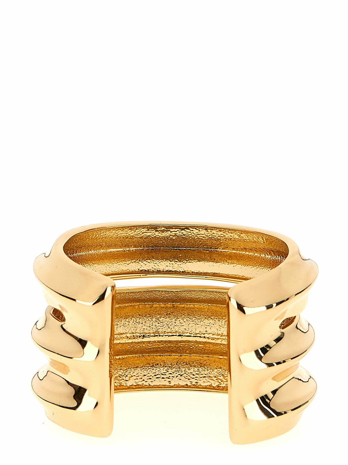 self-portrait gold Sculpted Cuff Bracelet Self-Portrait