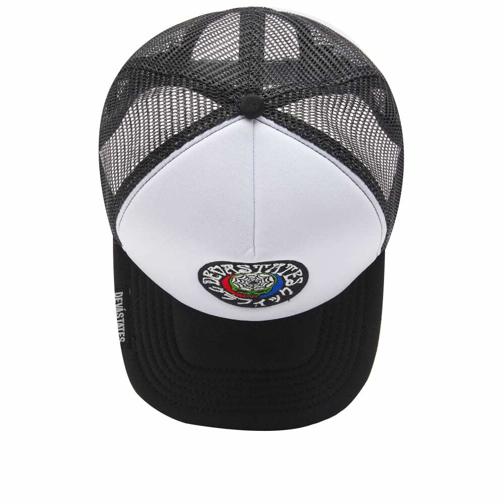 Deva States Men's Dead Logo Trucker Cap in Black DEVÁ STATES