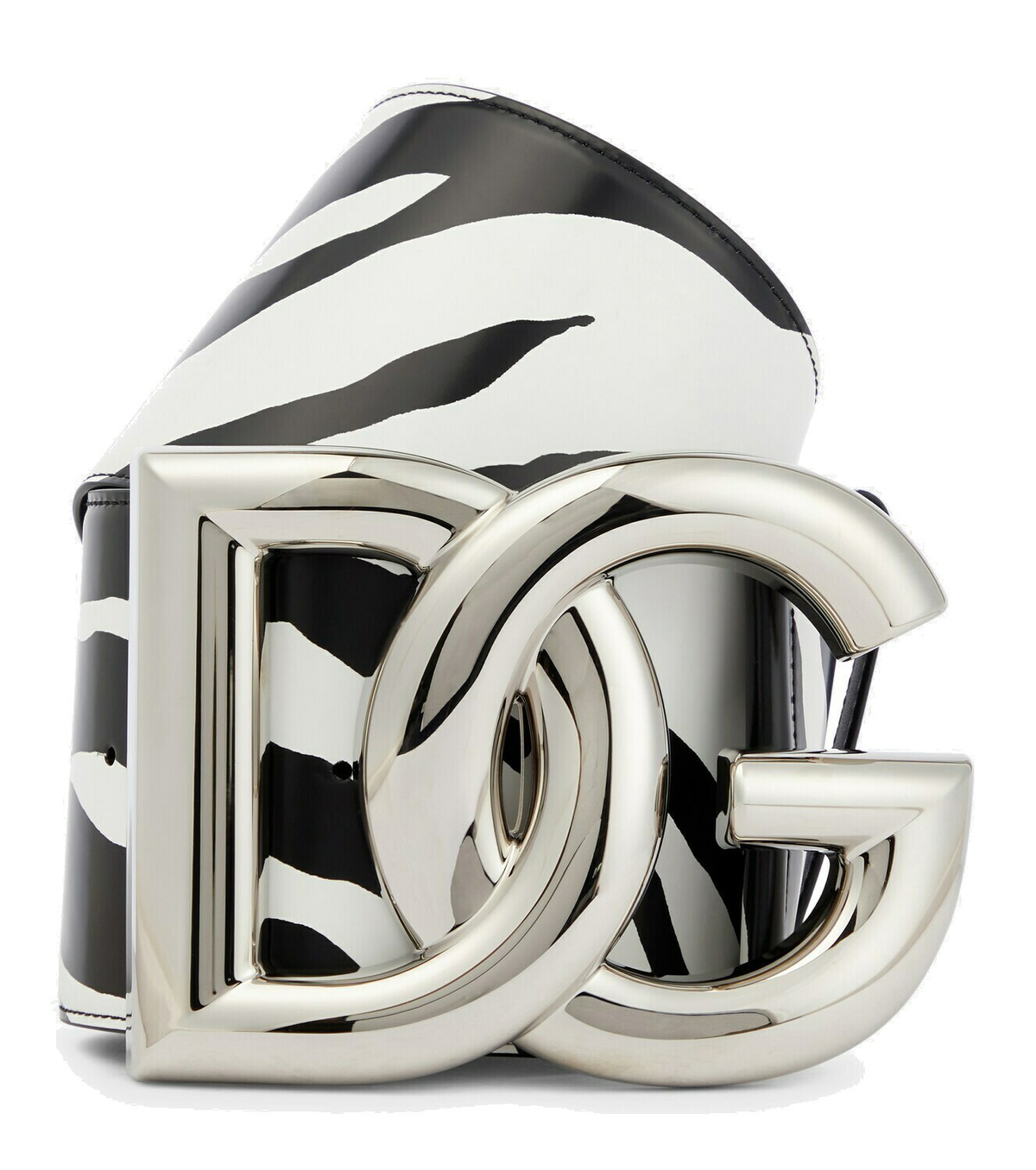 Dolce&Gabbana - DG zebra-print leather belt Dolce & Gabbana
