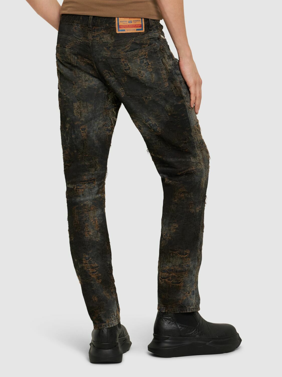 DIESEL Fashion Show Distressed Jeans Diesel