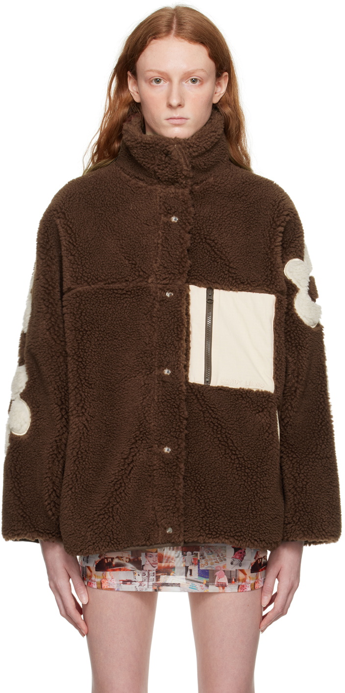 Sandy Liang Brown Delphine Jacket Sandy Liang