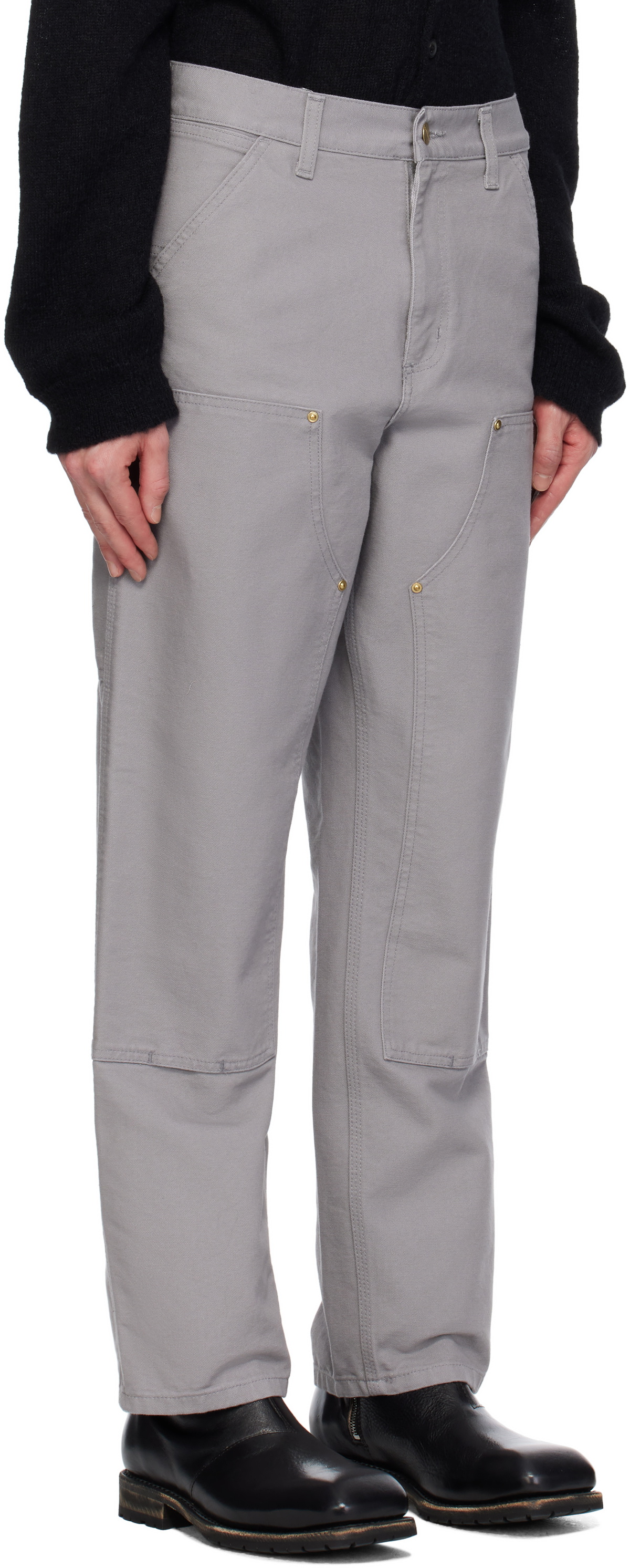 Carhartt Work In Progress Purple Double Knee Trousers Carhartt WIP