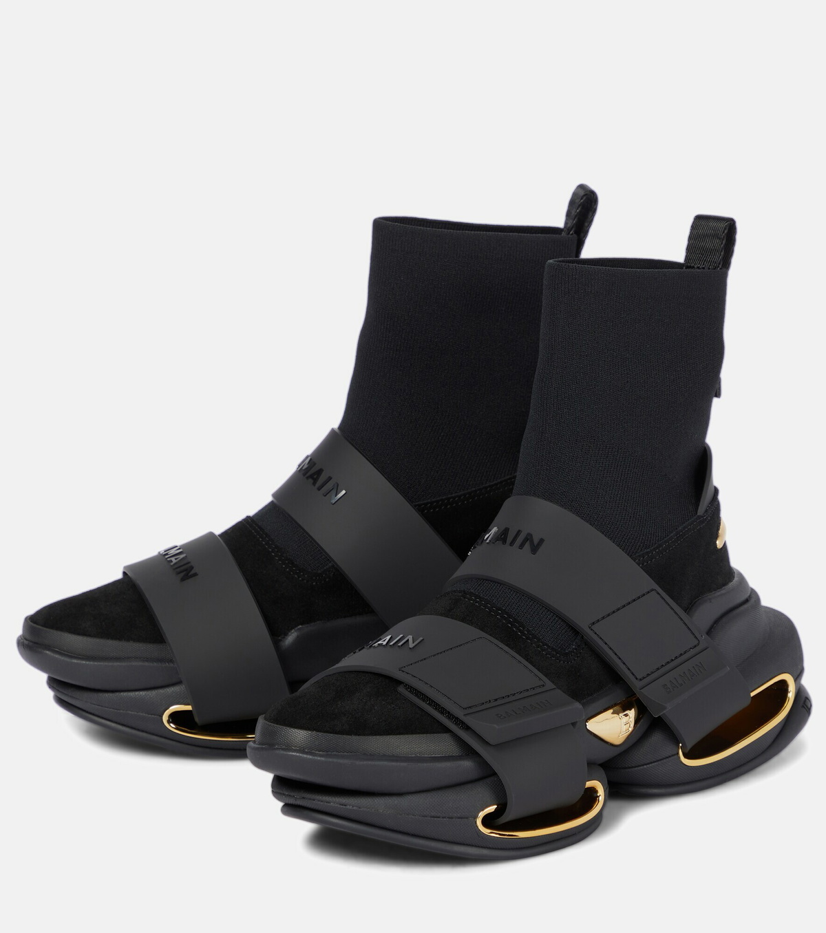 Balmain - BBold high-top sneakers Balmain