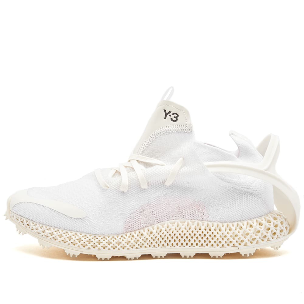 Y-3 Men's Runner 4D Exo Sneakers in Core White Y-3