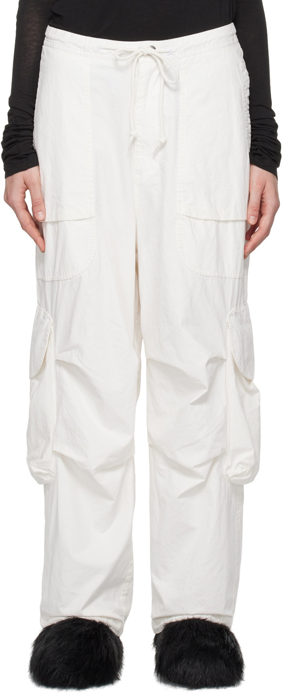 Entire Studios White Freight Cargo Pants Entire Studios