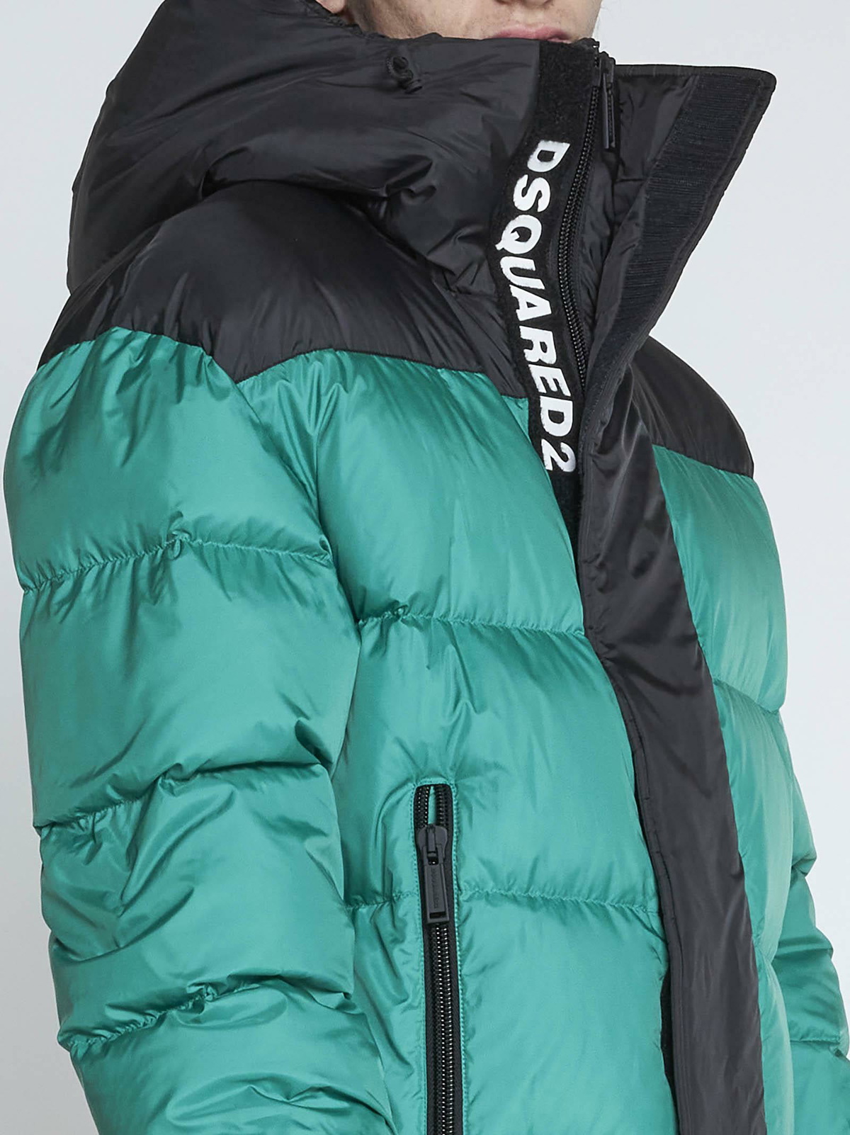 Dsquared2 Logo Hooded Nylon Puffer Jacket Jacket Dsquared2
