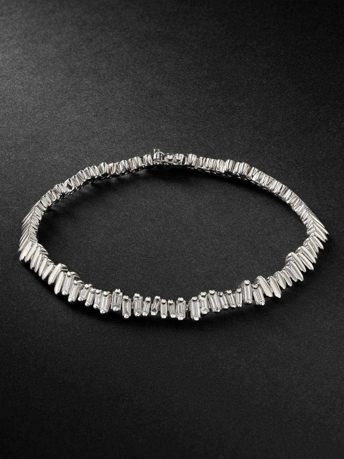 Suzanne Kalan - White Gold Diamond Bracelet Suzanne Kalan Suzanne Kalan - White Gold Diamond Bracelet Suzanne Kalan