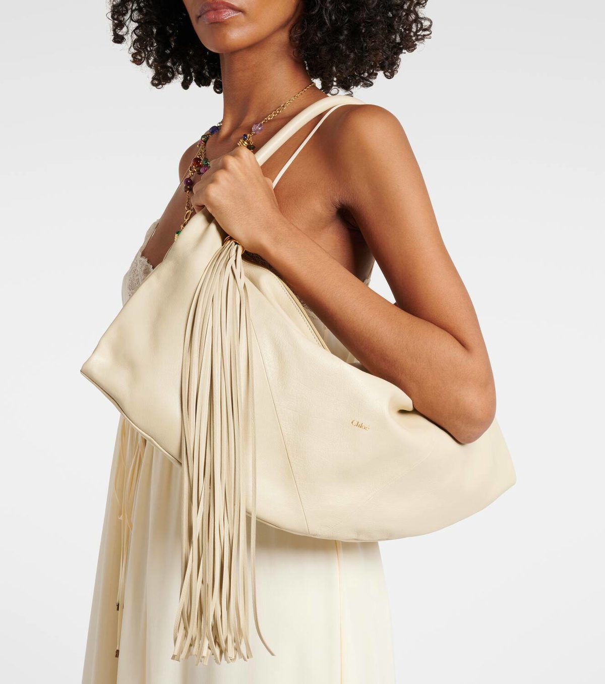 Chloé Foulard Medium leather shoulder bag Chloe