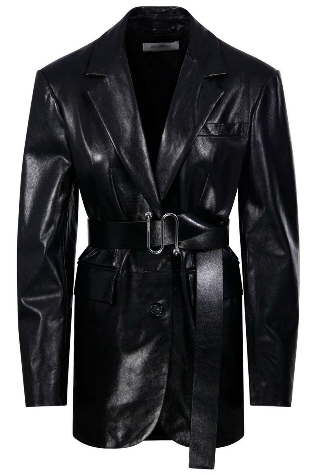 SportMax Teoria Button-up Belted Jacket Sportmax