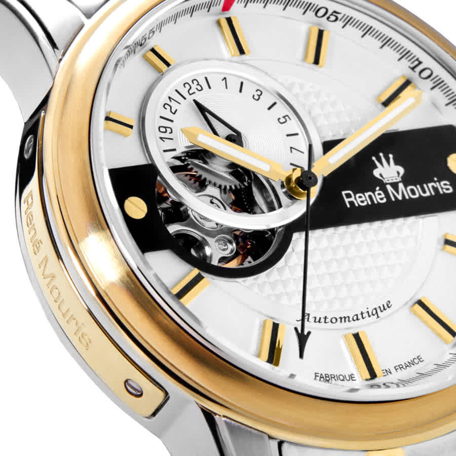Rene Mouris Orion Automatic White Dial Mens Watch 70102RM4 Rene Mouris