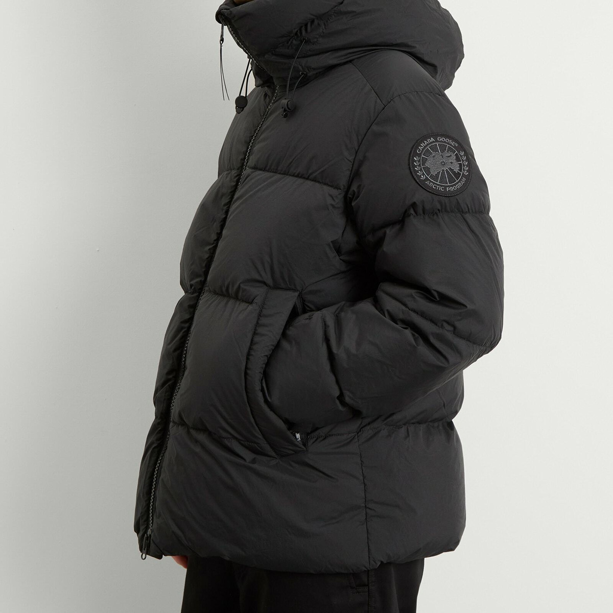 Canada Goose Men's Crofton Matte Puffer Jacket in Black Canada Goose