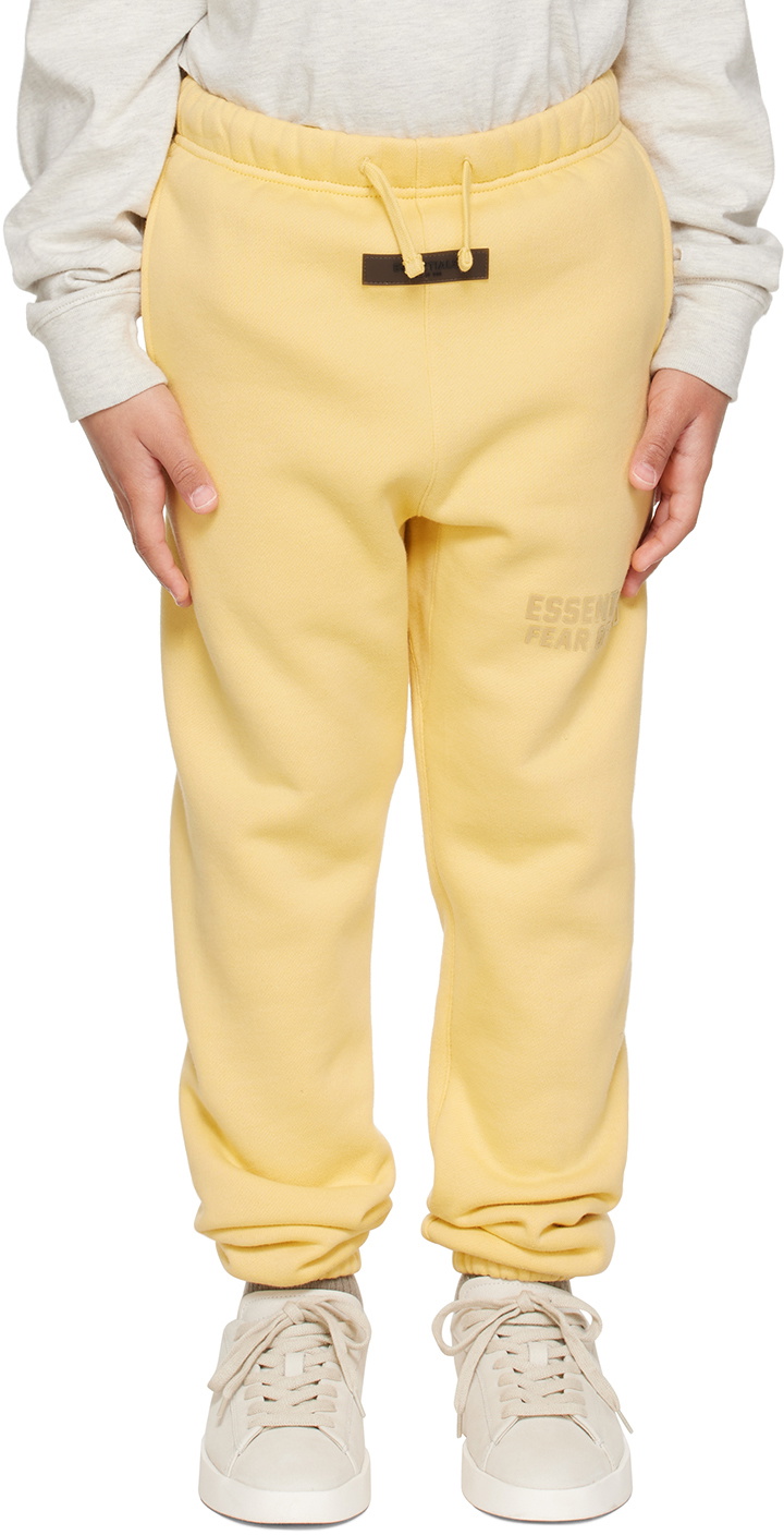 Essentials Kids Yellow Bonded Lounge Pants Essentials
