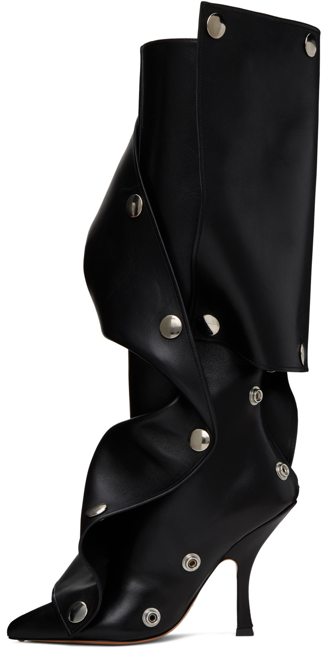 Y/Project Black Snap Off Boots Y/Project