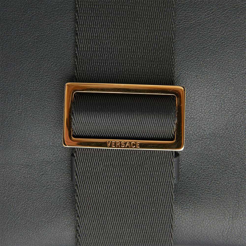 Versace Men's Medusa Side Bag in Black Versace