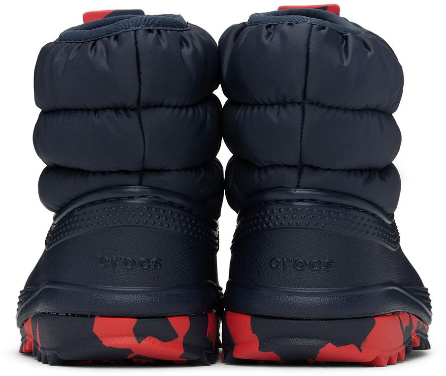 Crocs Baby Navy Classic Neo Puff Boots Crocs
