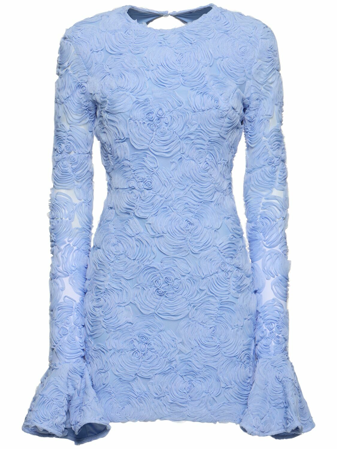 ROTATE Rosita Flower Mesh Mini Dress ROTATE Birger Christensen