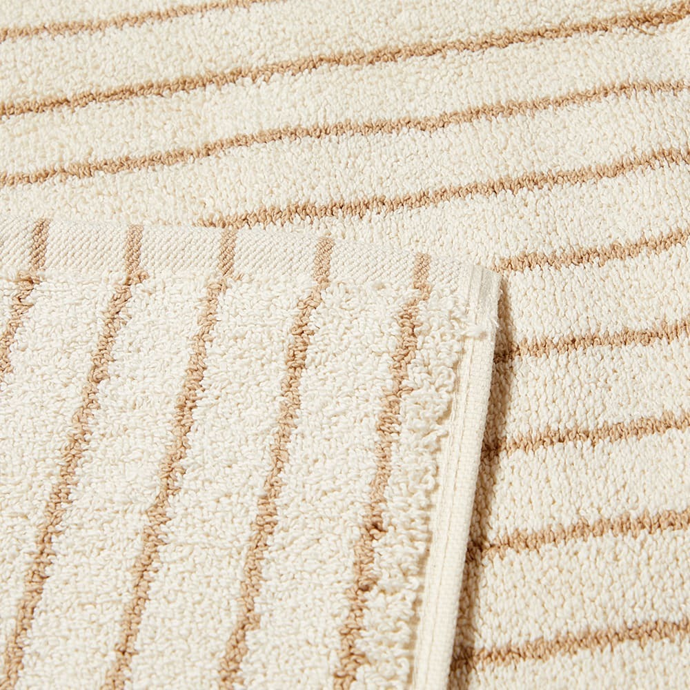 Tekla Fabrics Organic Terry Bath Mat in Sienna Stripes Tekla Fabrics