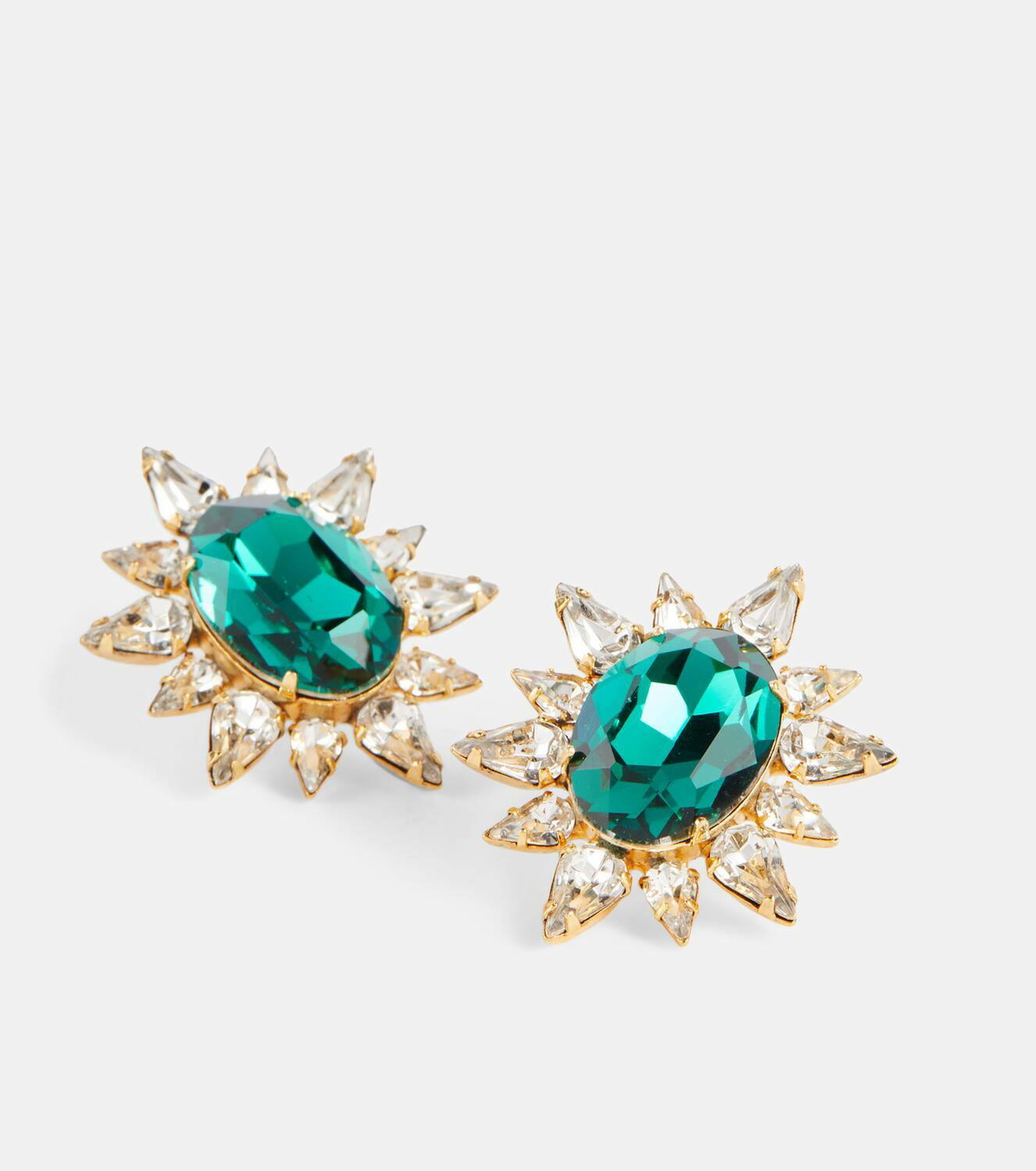 Jennifer Behr Gemma crystal-embellished stud earrings Jennifer Behr