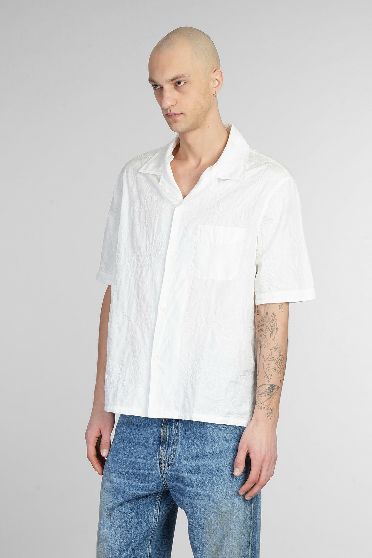 Our Legacy Shirt In White Cotton Our Legacy