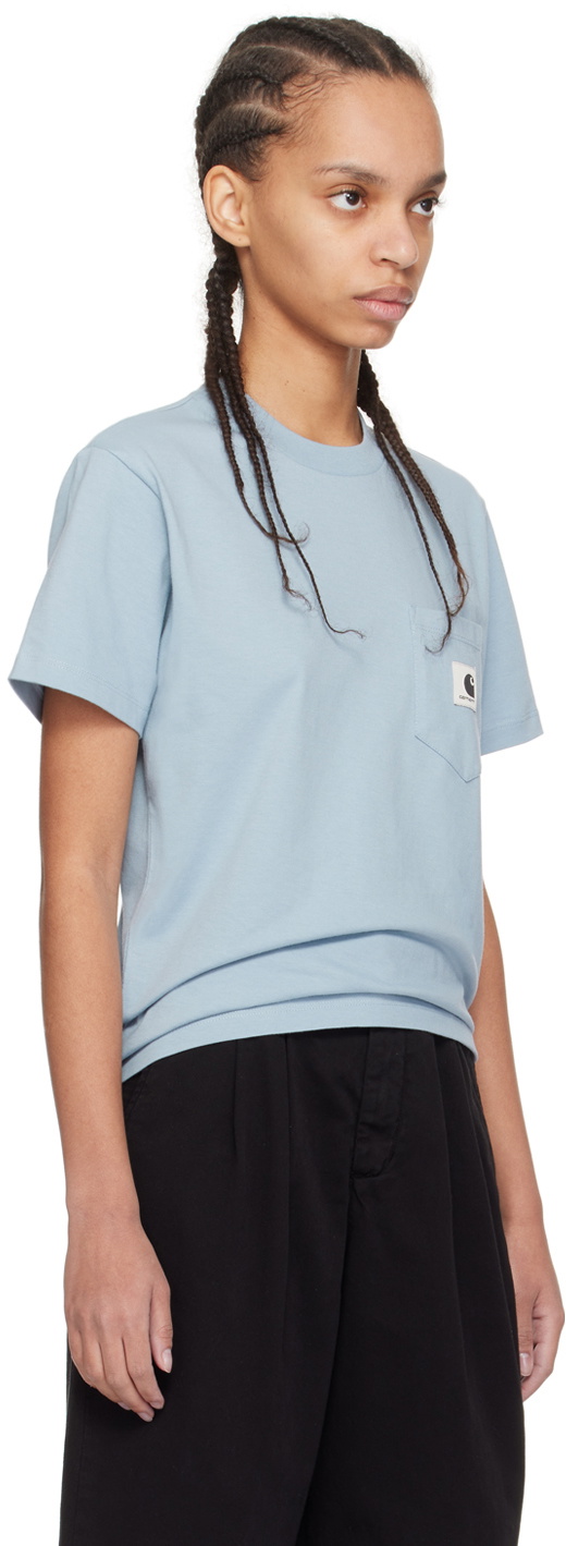 Carhartt Work In Progress Blue Pocket T-Shirt Carhartt WIP