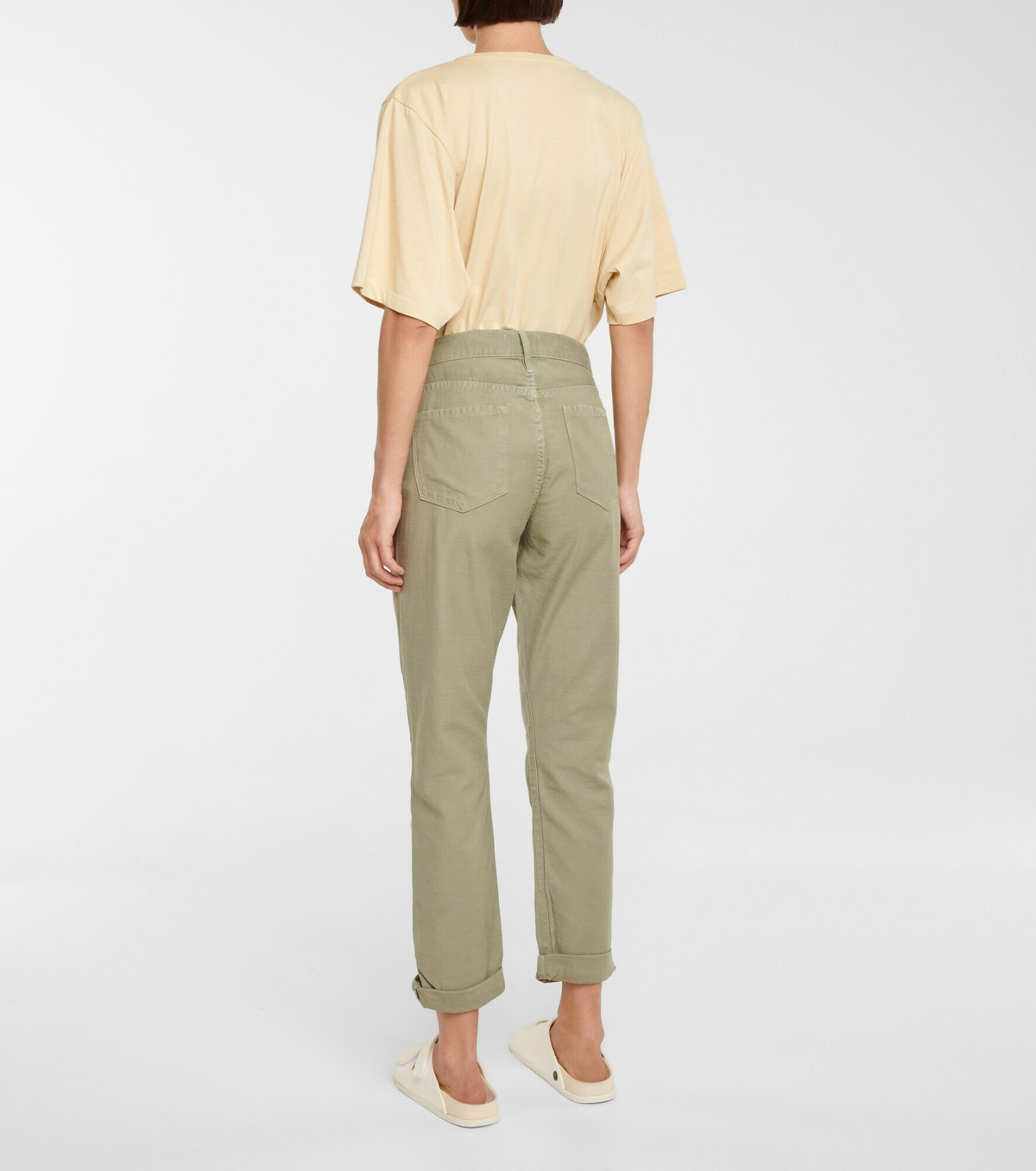 Frame - Le Garçon mid-rise straight jeans Frame Denim