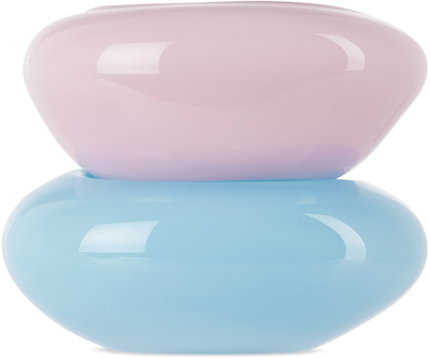 Helle Mardahl Pink & Blue 'The Dish Pair' Dish Set