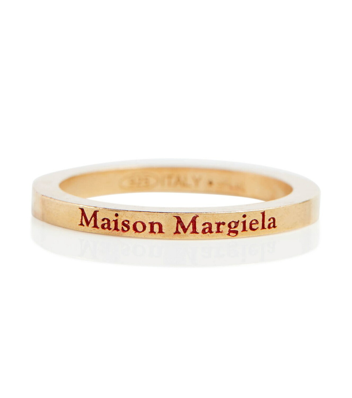 Maison Margiela Engraved sterling silver ring Maison Margiela
